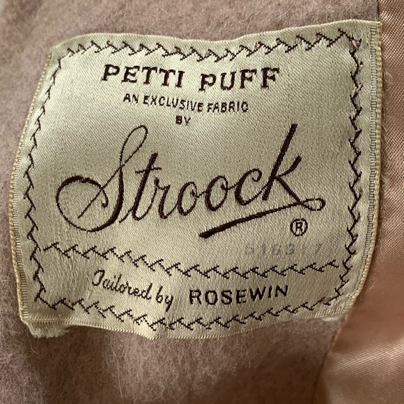 Vintage | Jackets & Coats | Vintage 4s 50s Stroock Petti Puff Tailored ...